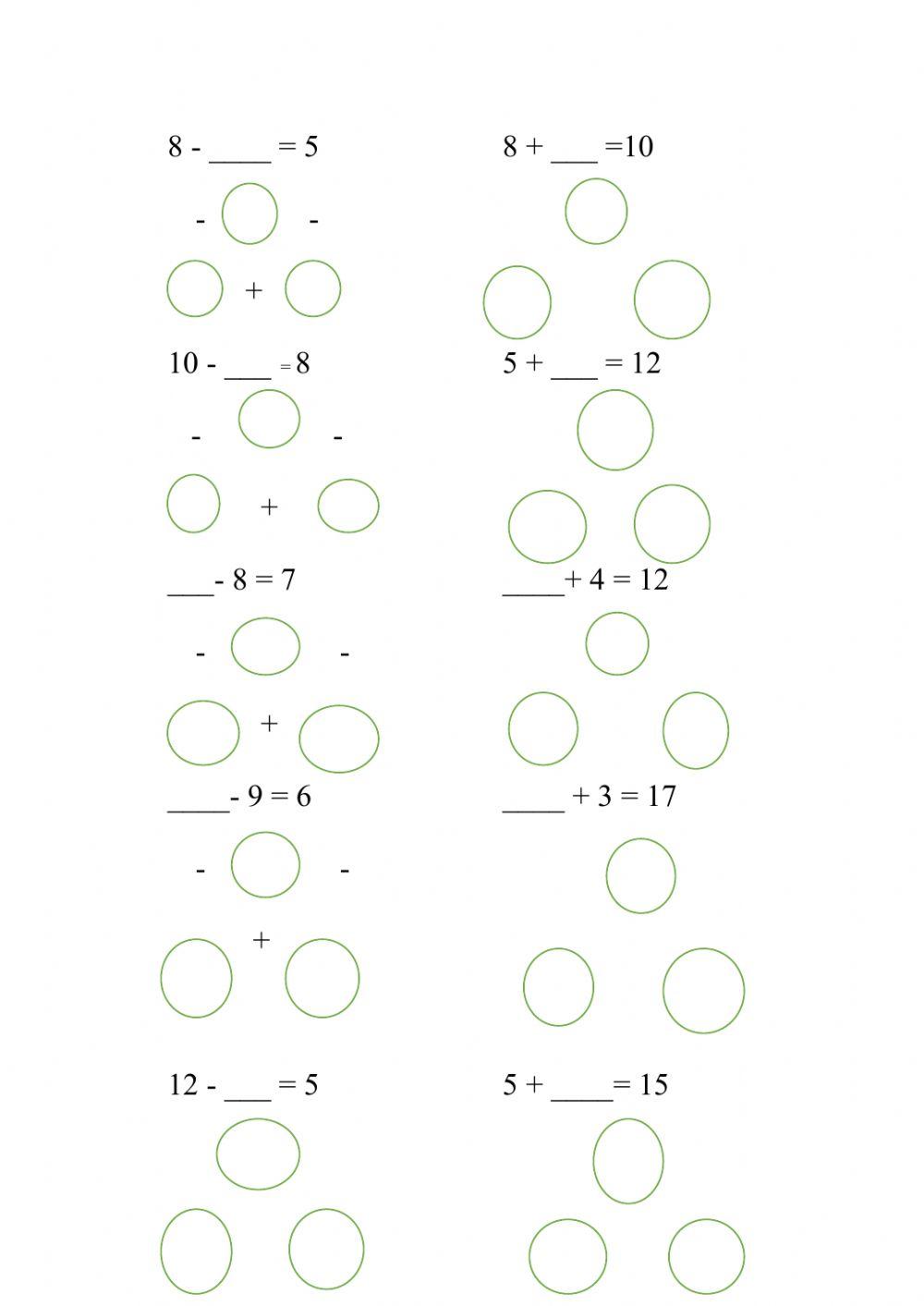 HOTS Addition a… | Free Interactive Worksheets | 509296