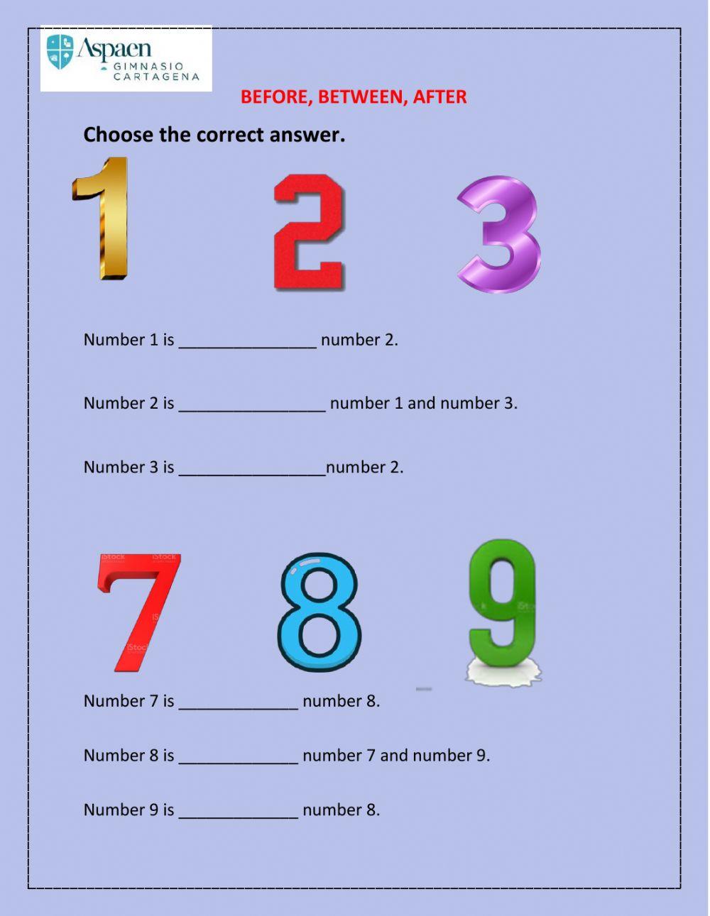 Position words online exercise | Live Worksheets