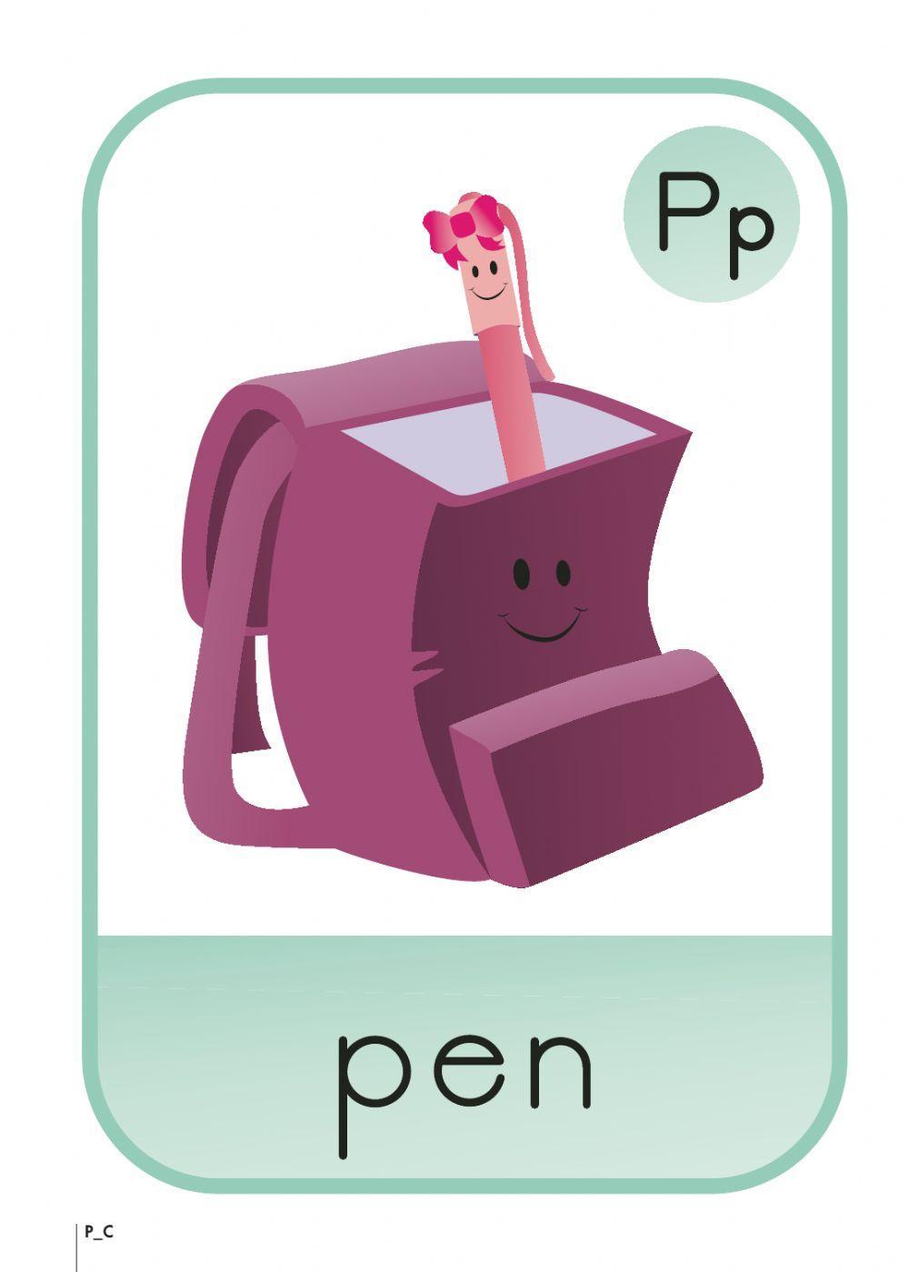 Letter P interactive activity | Live Worksheets