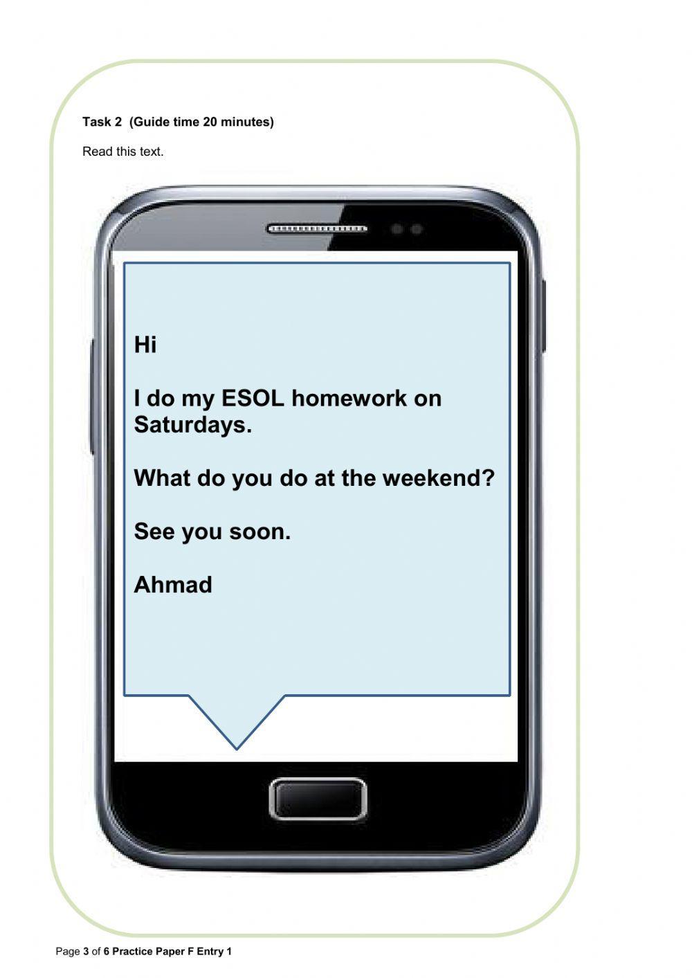 Mock E1 writing Ascentis paper F worksheet | Live Worksheets