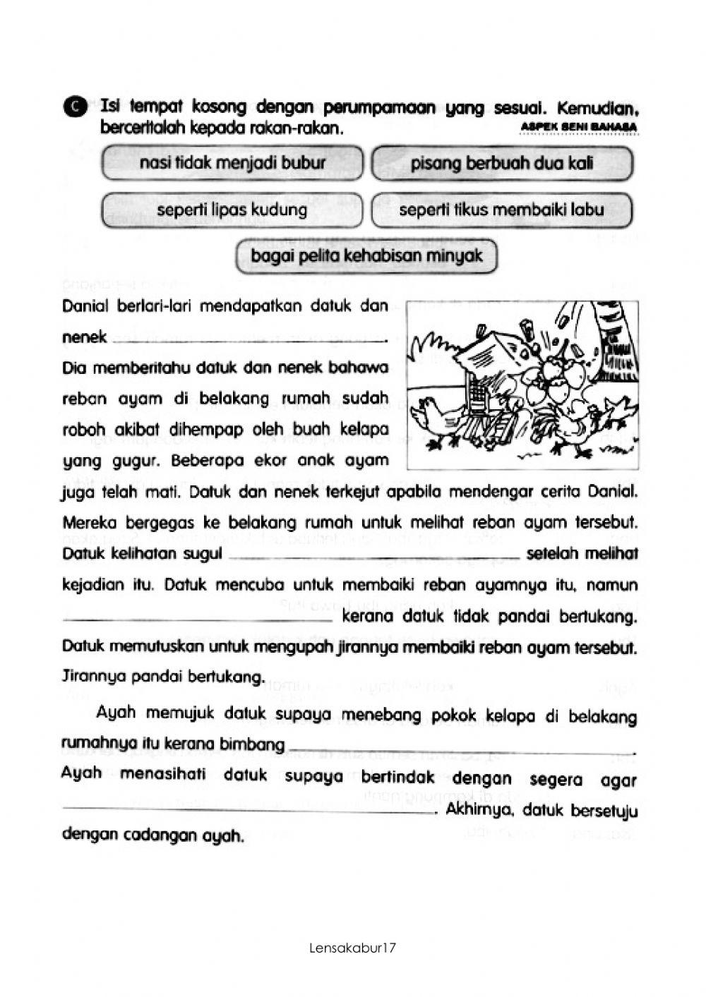 Perumpamaan activity | Live Worksheets