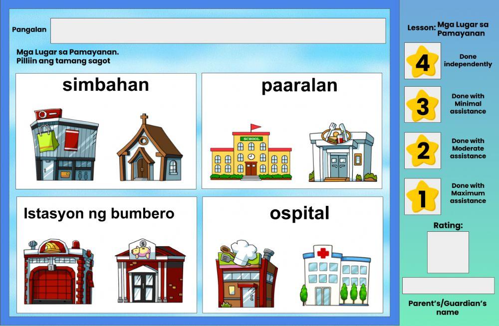 Mga Lugar Sa Pamayanan Kindergarten Youtube - vrogue.co