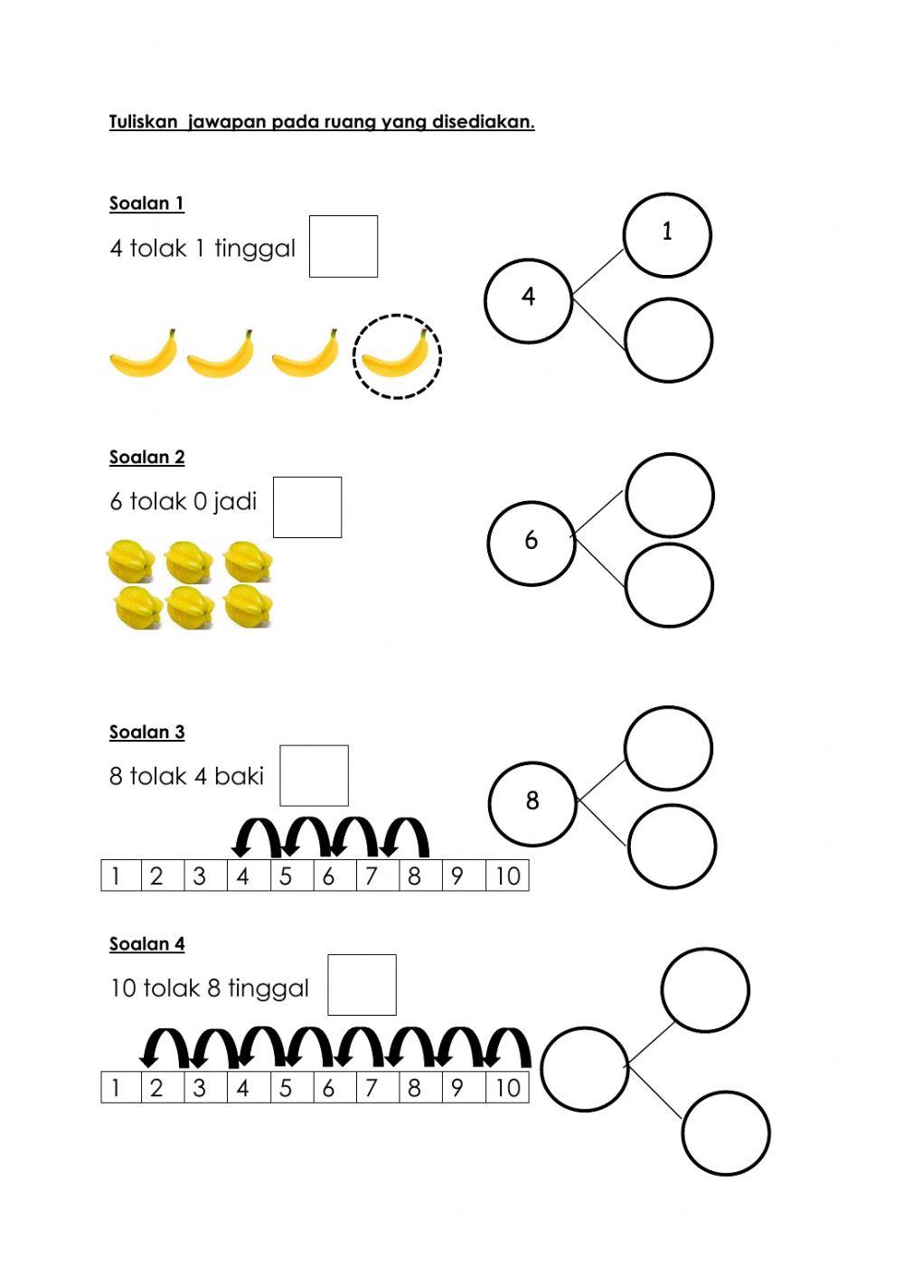 Operasi Tolak PPKI 1 Alfa Plus worksheet | Live Worksheets