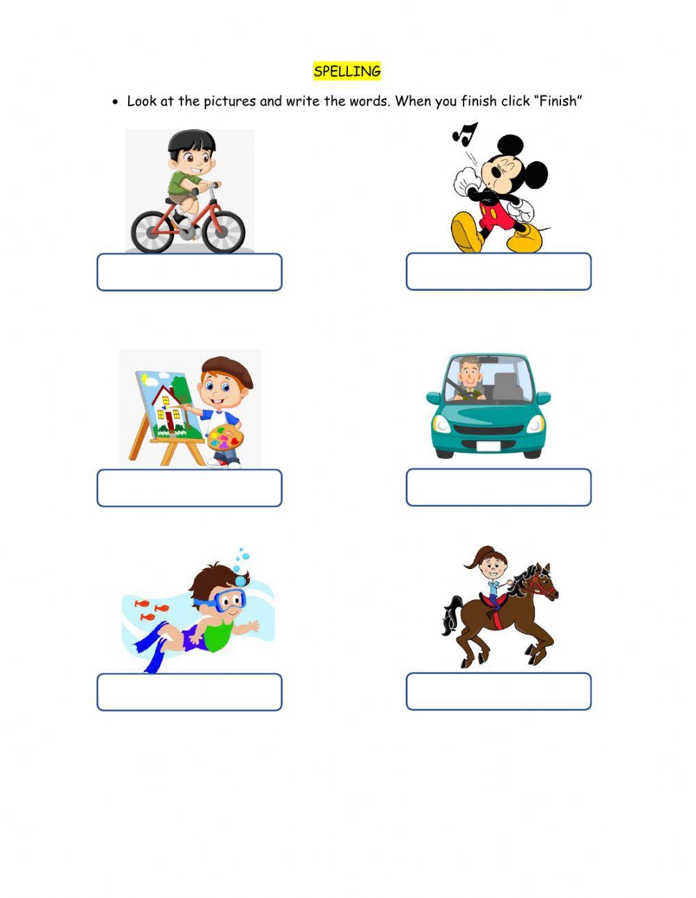 Spelling Lesson 18 worksheet | Live Worksheets