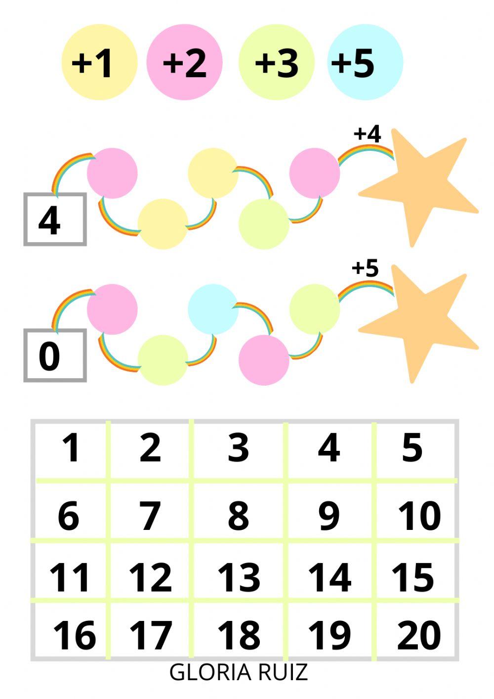 Súmale... worksheet | Live Worksheets