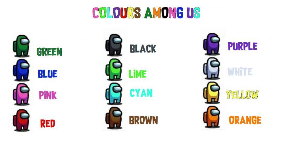 Colours Among Us 514863 | FlorHrm | Live Worksheets