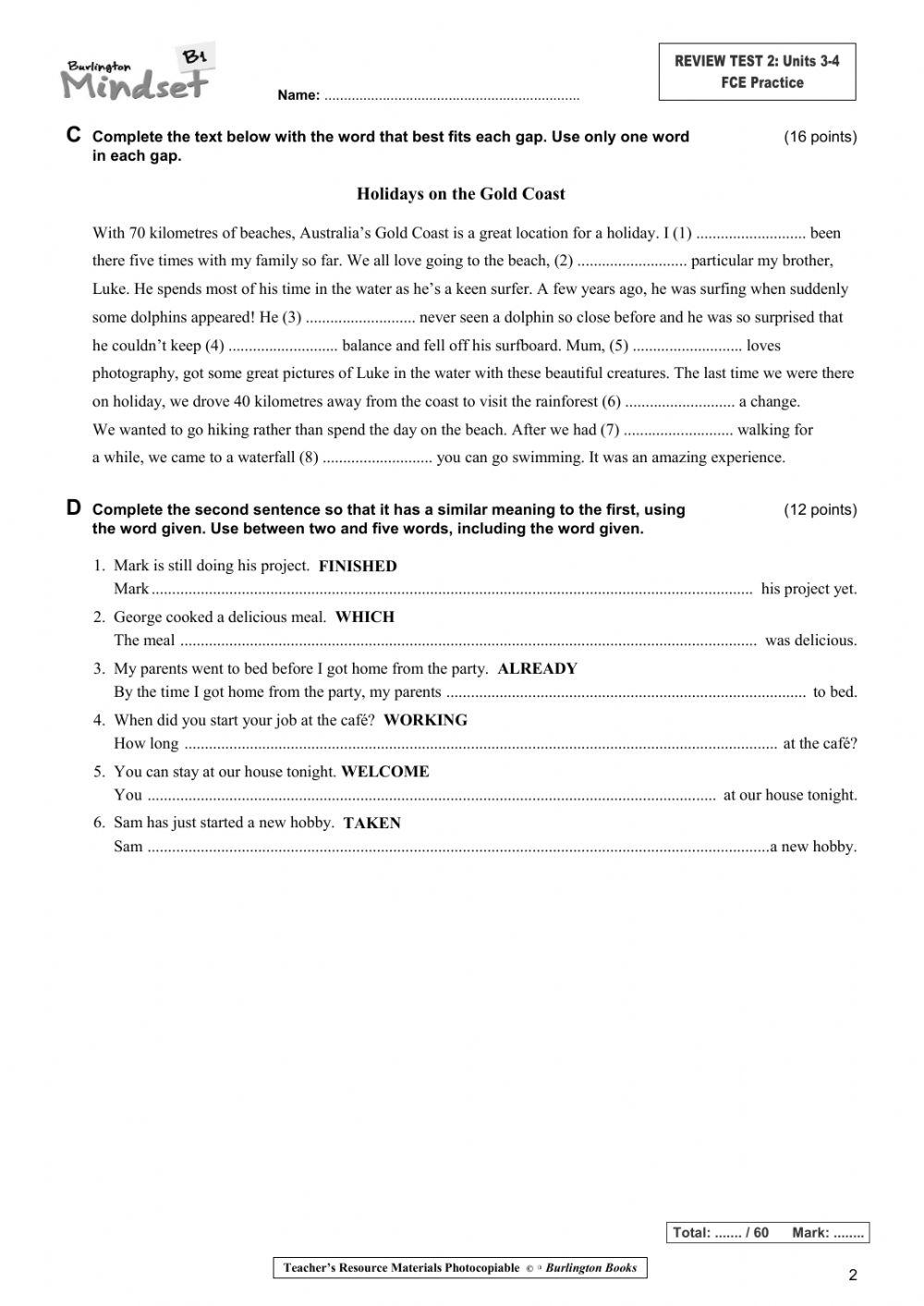 6247989 | B1 FCE Test units 3-4 | zetam | LiveWorksheets