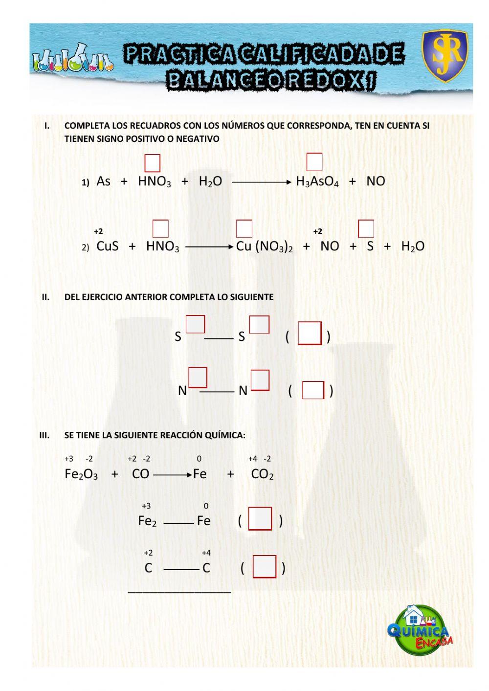 Balanceo ecuaci… | Free Interactive Worksheets | 515118