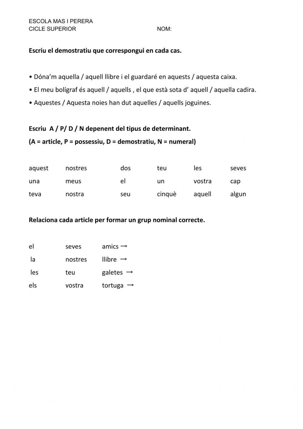 Determinants | Free Interactive Worksheets | 515287