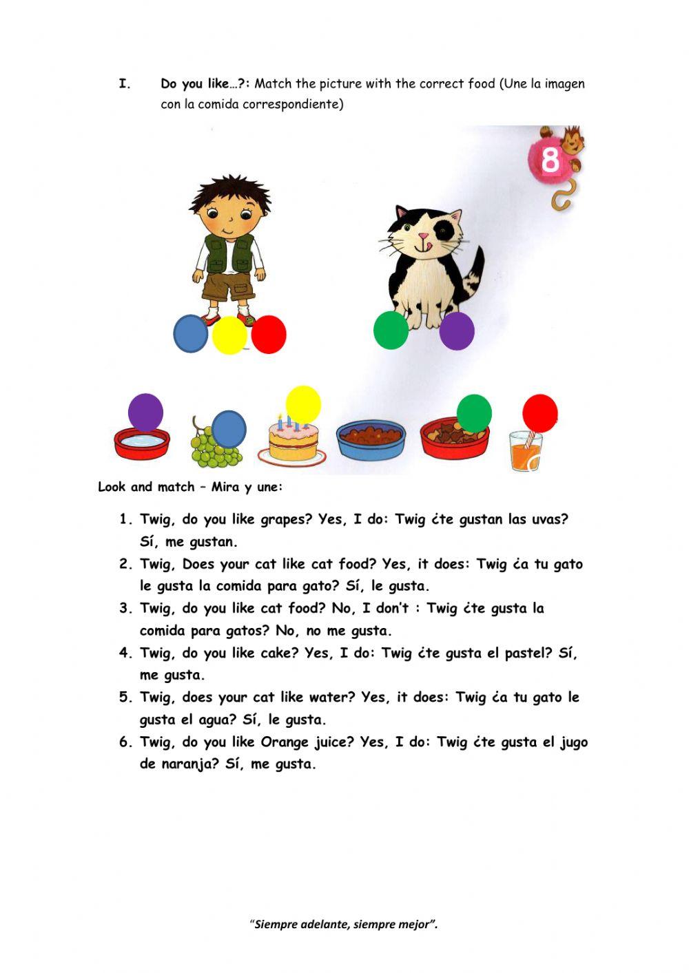 516300 | Workshee- 27 Do you like? NT1 | Lizzy Castillo