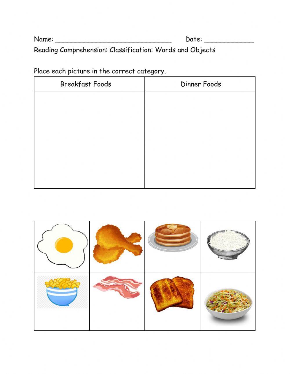 Classifying Objects