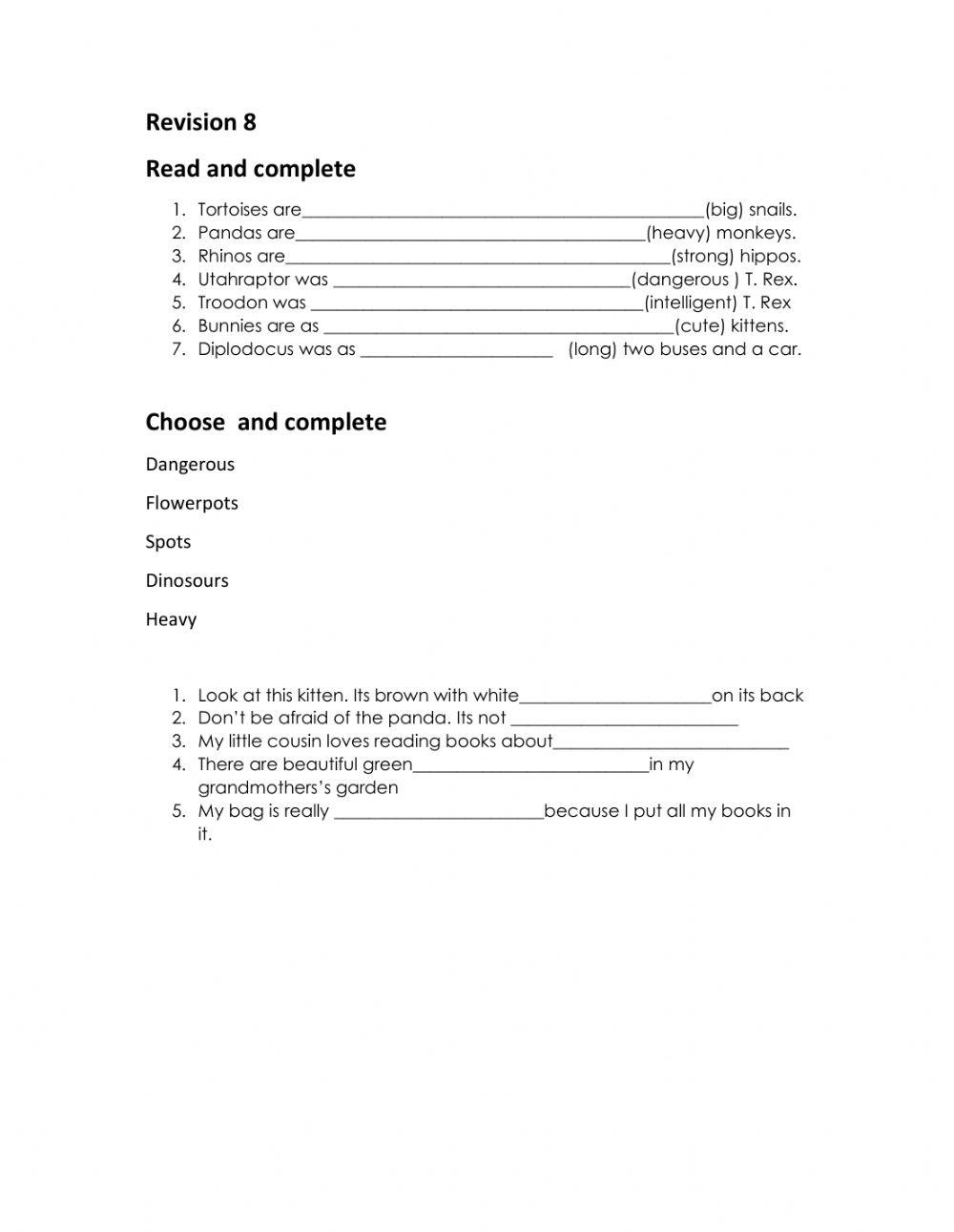 Cefr year 4 module 8 revision 517952 | khawarizmie79