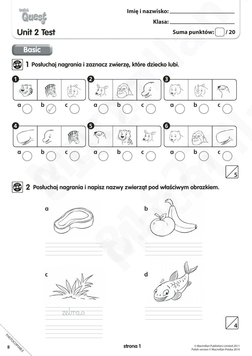 English Quest 3… | Free Interactive Worksheets | 4446582