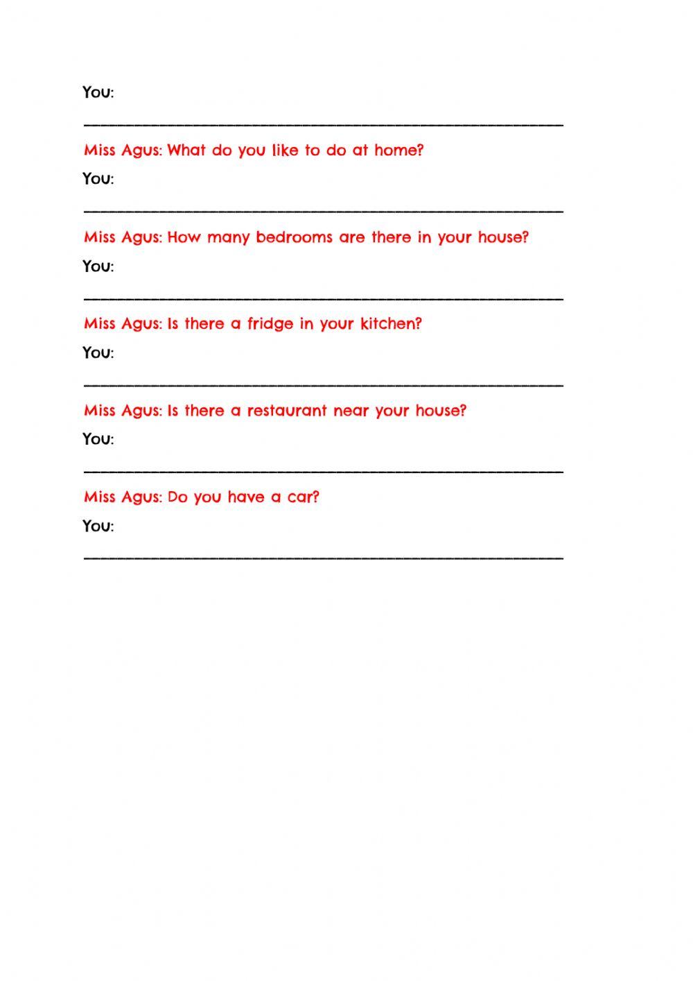 Writing activity | Live Worksheets