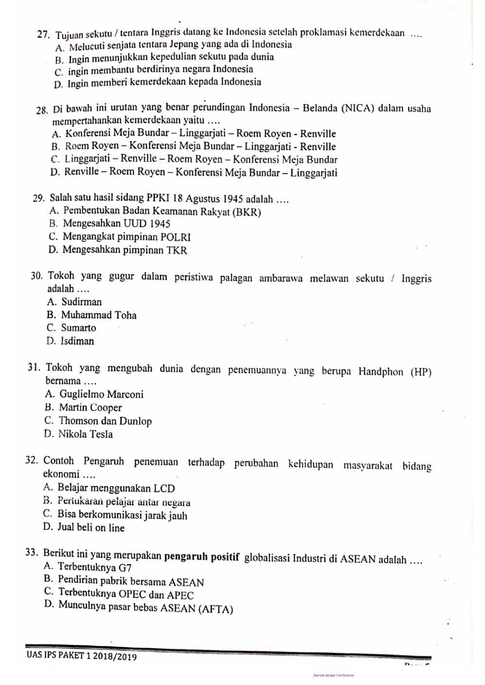 Soal ips interactive worksheet | Live Worksheets