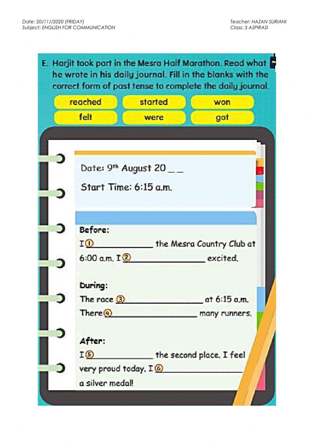 520265 | EFC - WORKSHEET 2 Stay Healthy, Live Happily