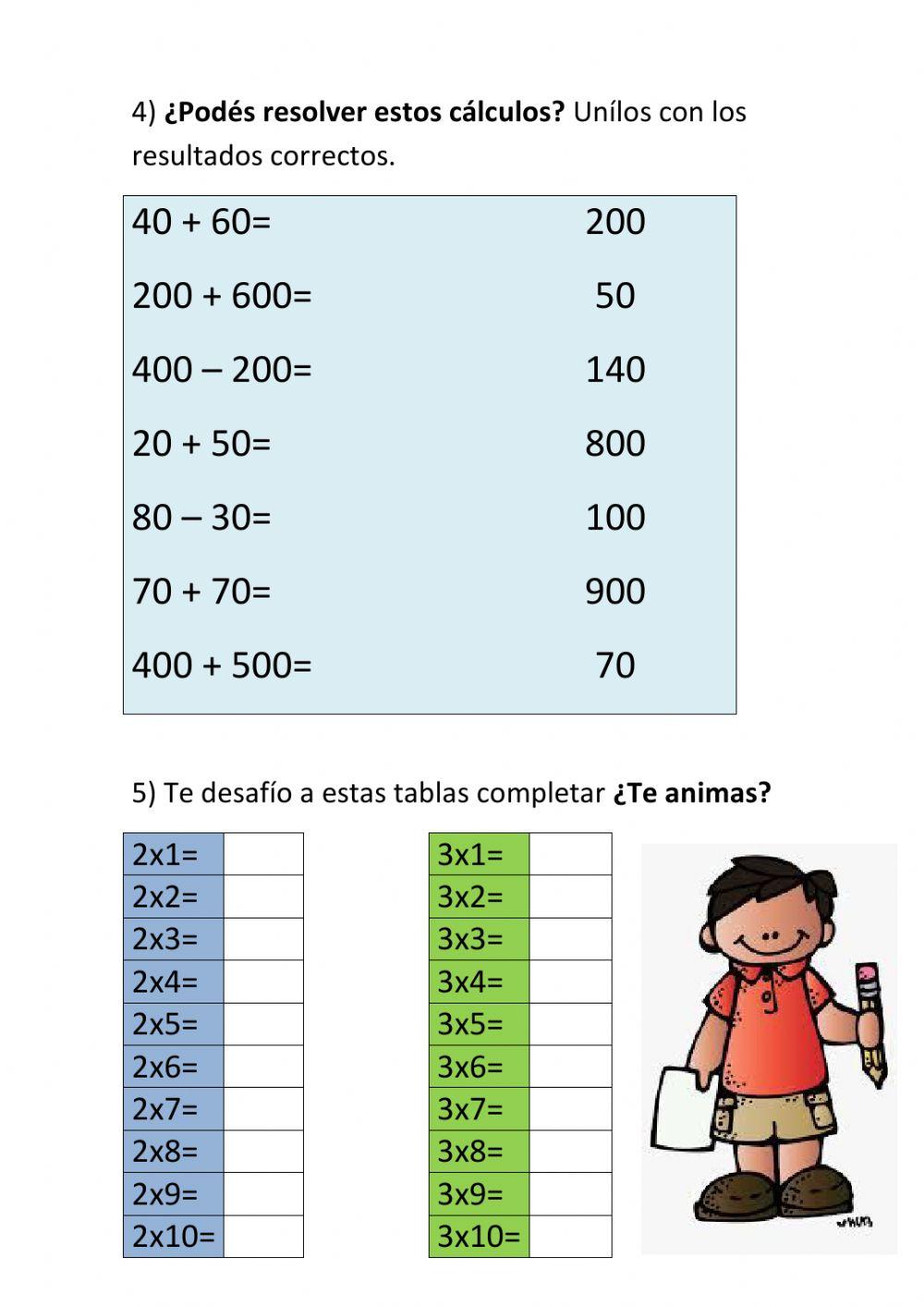 Un poco de todo | Live Worksheets