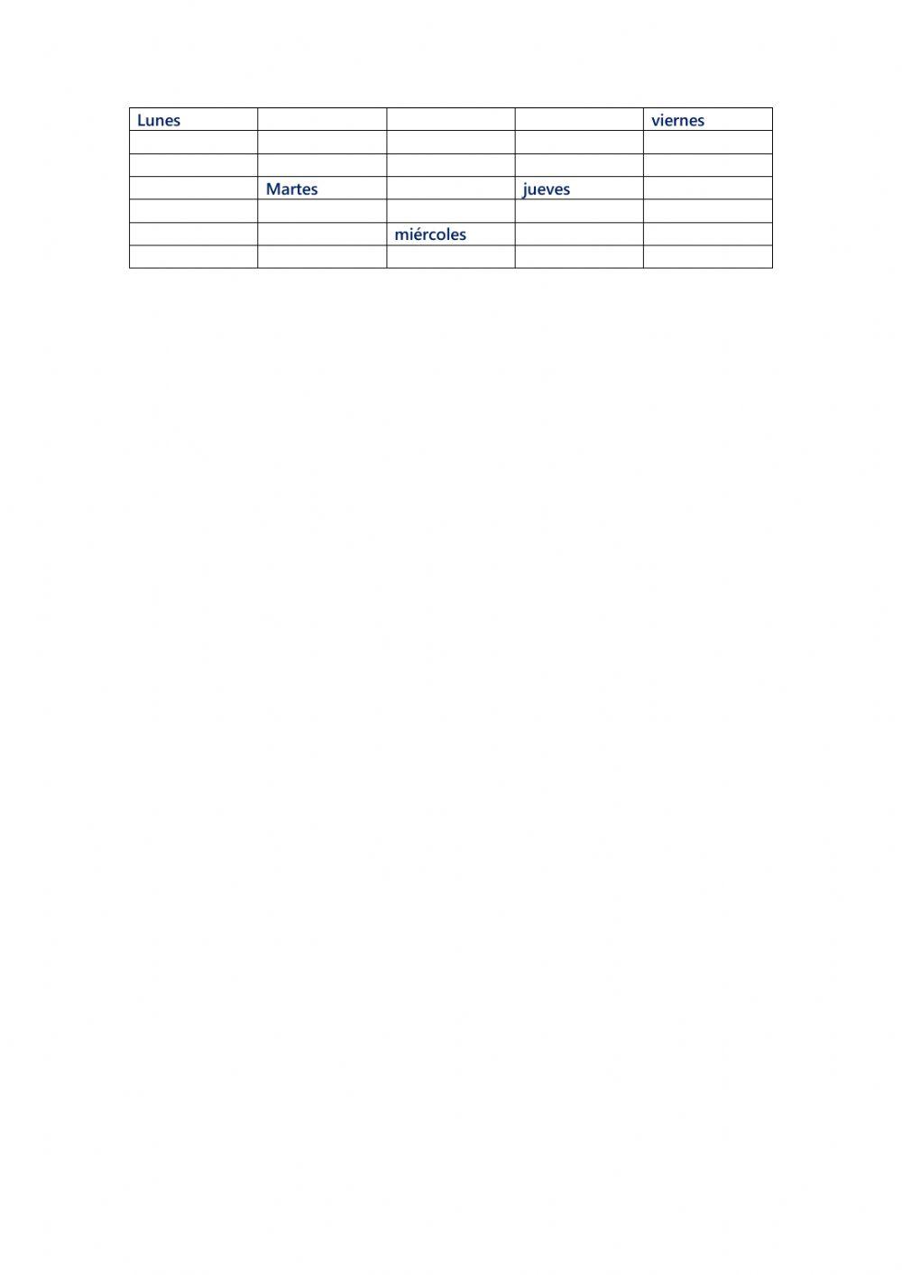 dias | Free Interactive Worksheets | 4447514