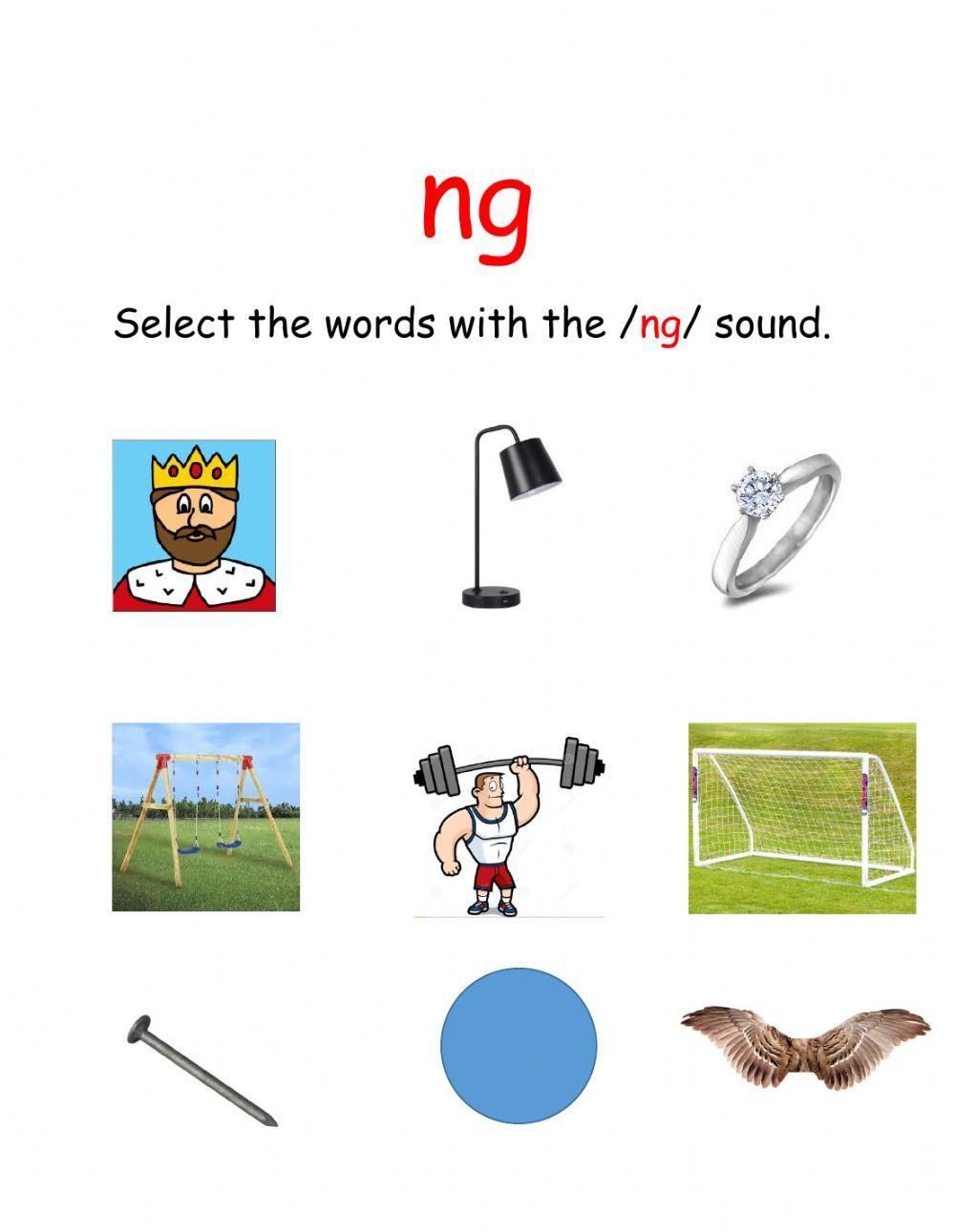 Phonics NG Sound Worksheet Live Worksheets, 58% OFF