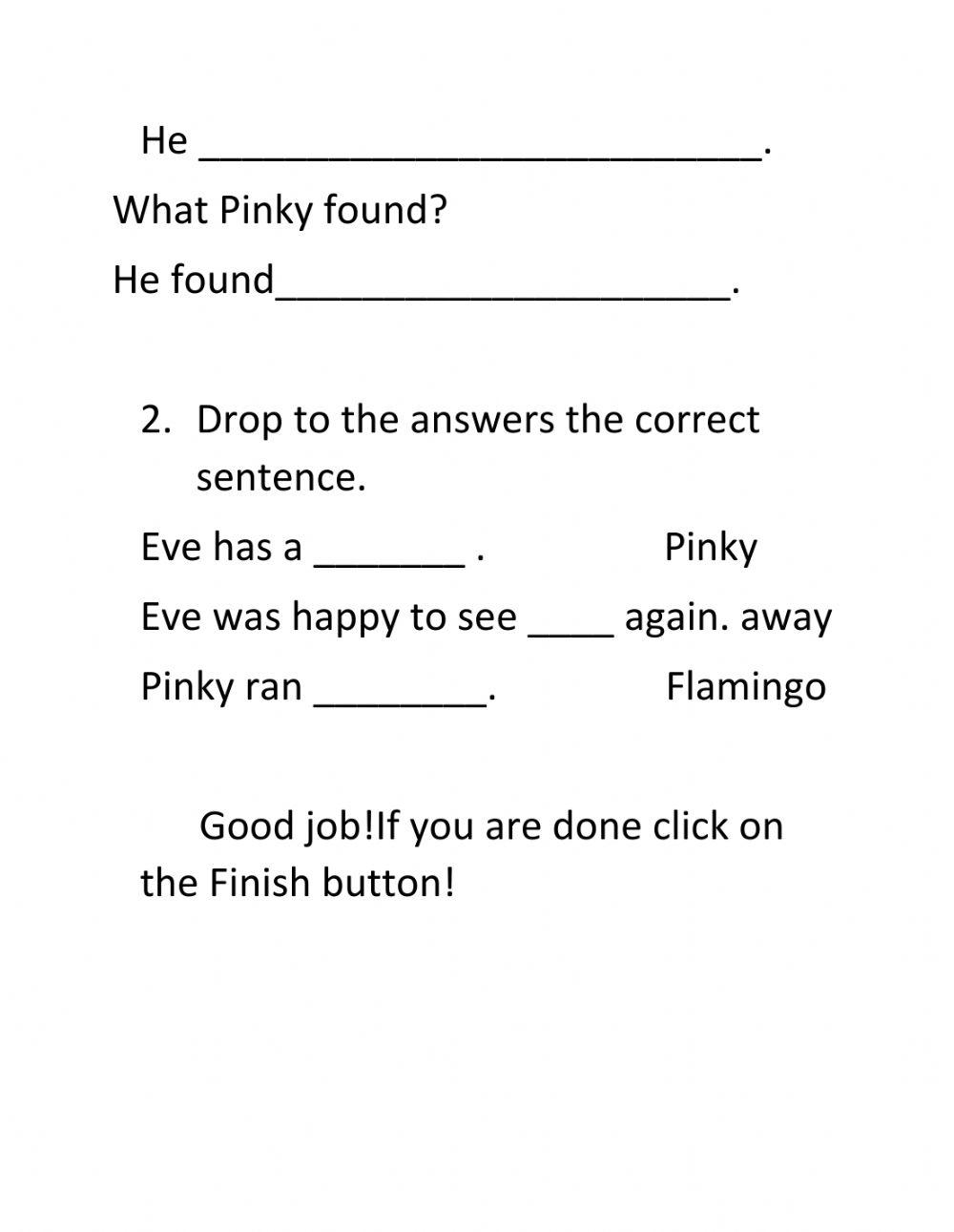 English Test online worksheet for Grade 3 | Live Worksheets