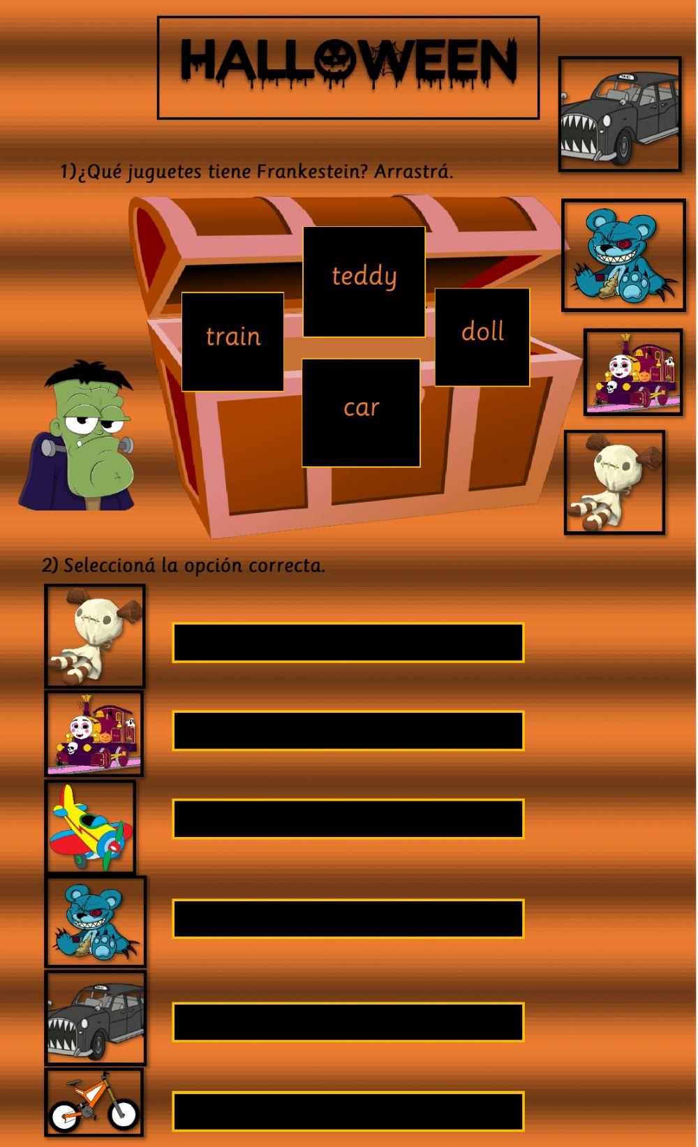 2nd- Halloween 6 worksheet | Live Worksheets