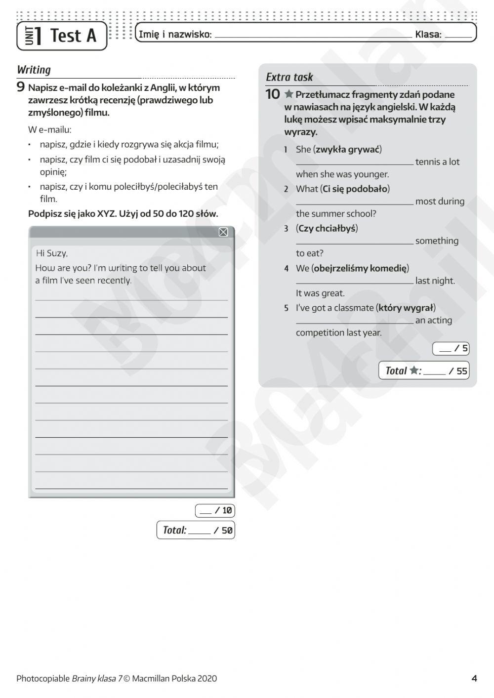 Brainy 7 Unit 1… | Free Interactive Worksheets | 6194759