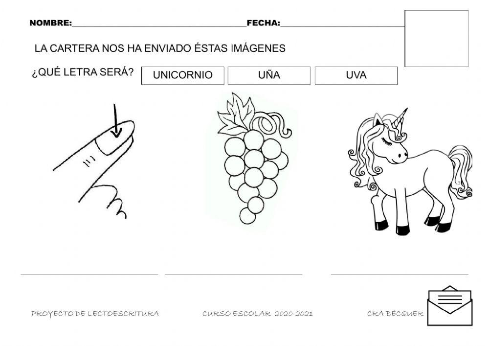 Letra u | Free Interactive Worksheets | 466236