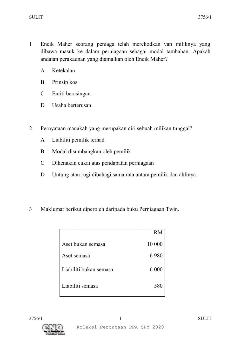 soalan obj yik … | Free Interactive Worksheets | 4448552