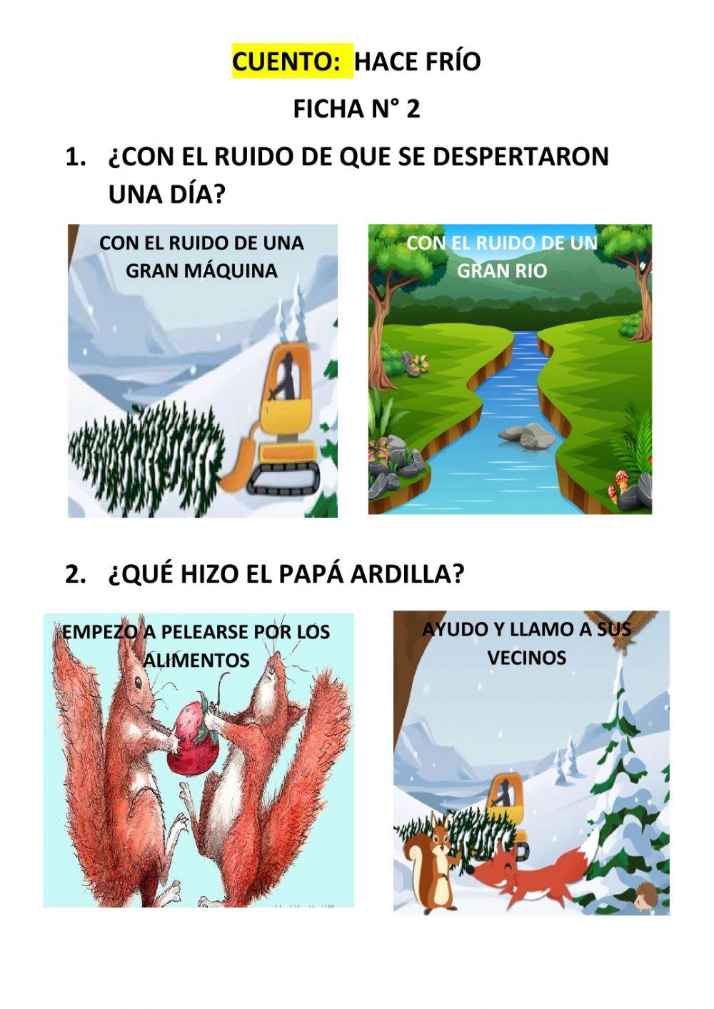 El frio 2056 | MIISSMARIANELA | Live Worksheets