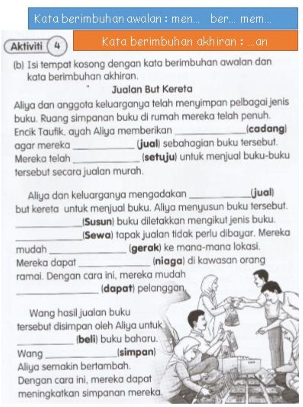 Jualan But Kereta worksheet | Live Worksheets