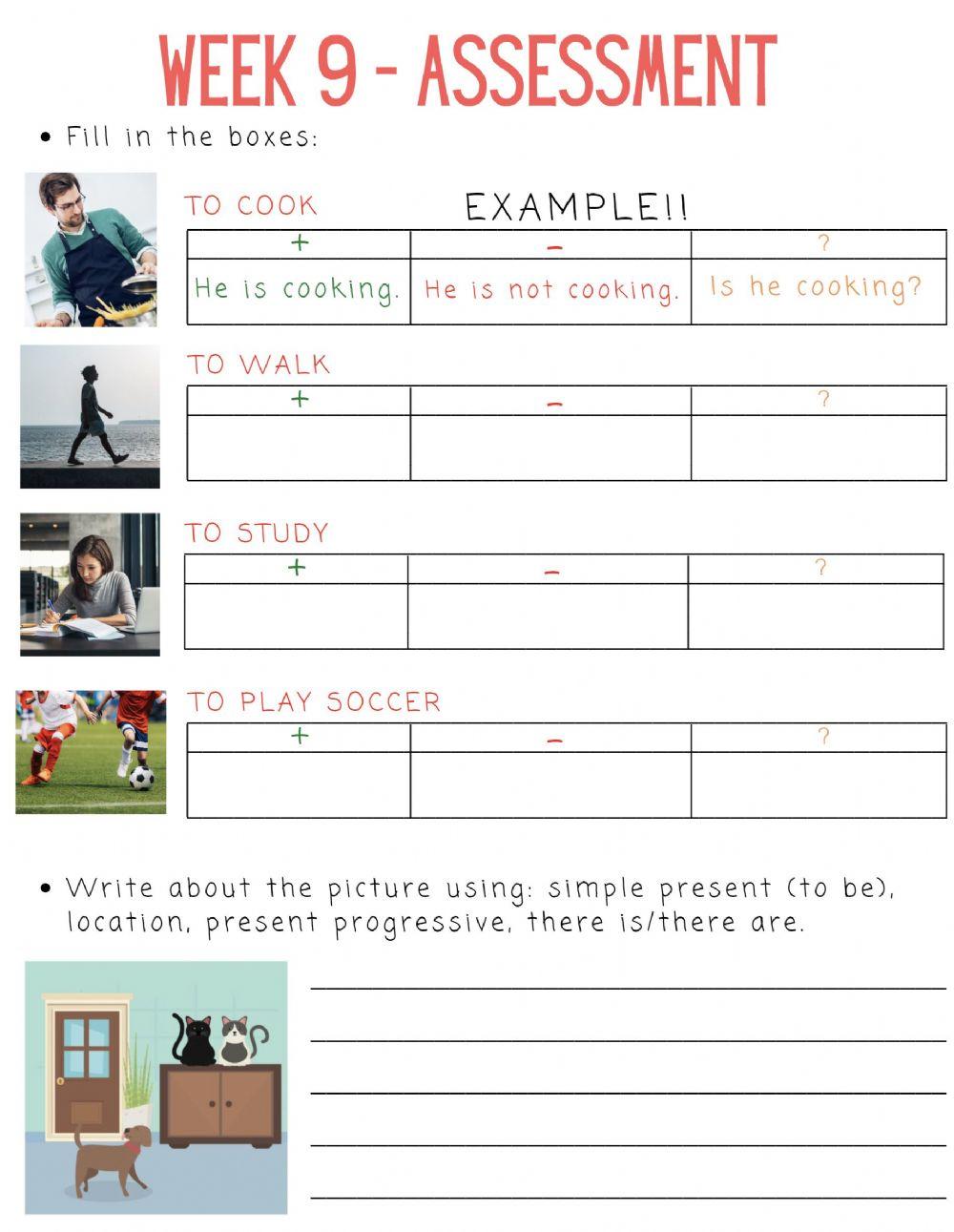 Week 9 Assessment worksheet | Live Worksheets