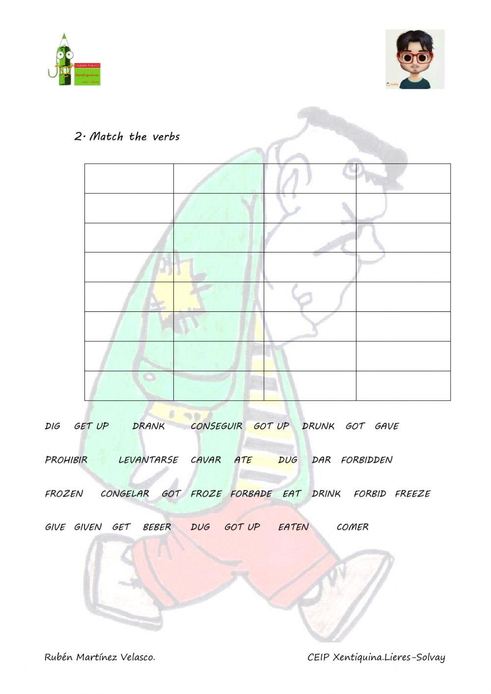 522537 | Verbs | Ruben Martínez Velasco | LiveWorksheets