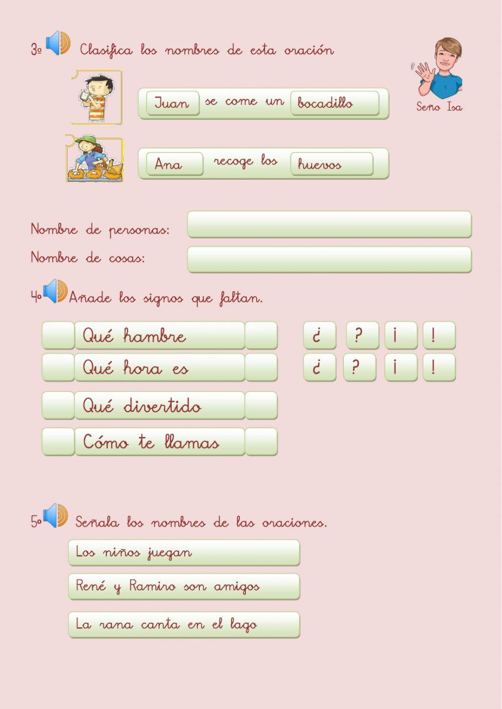 523053 | El nombre | Isa | LiveWorksheets