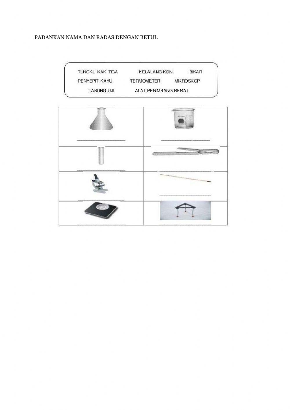 Radas makmal 2140 | ADANI | Live Worksheets