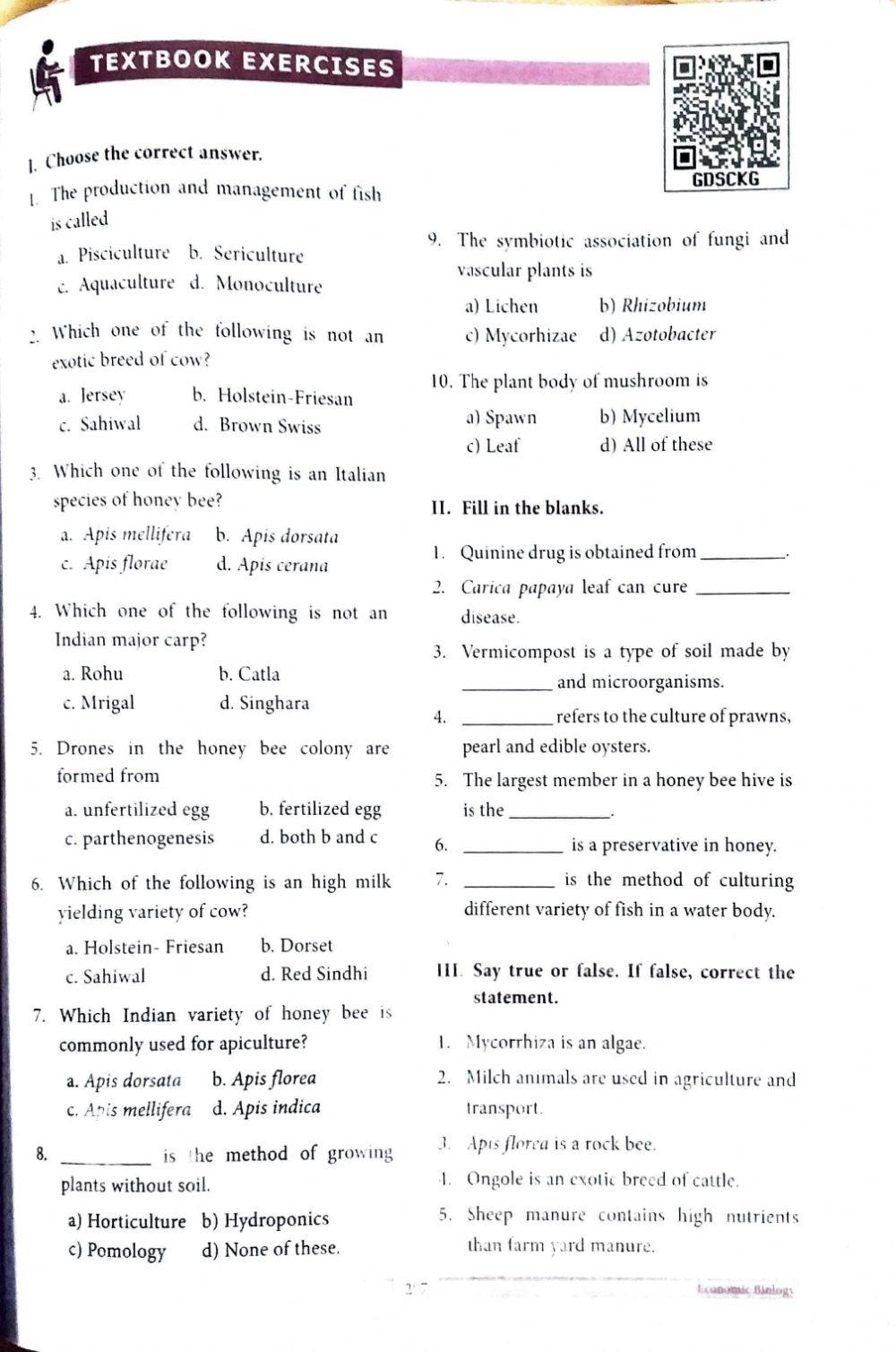 Economic biology worksheet | Live Worksheets