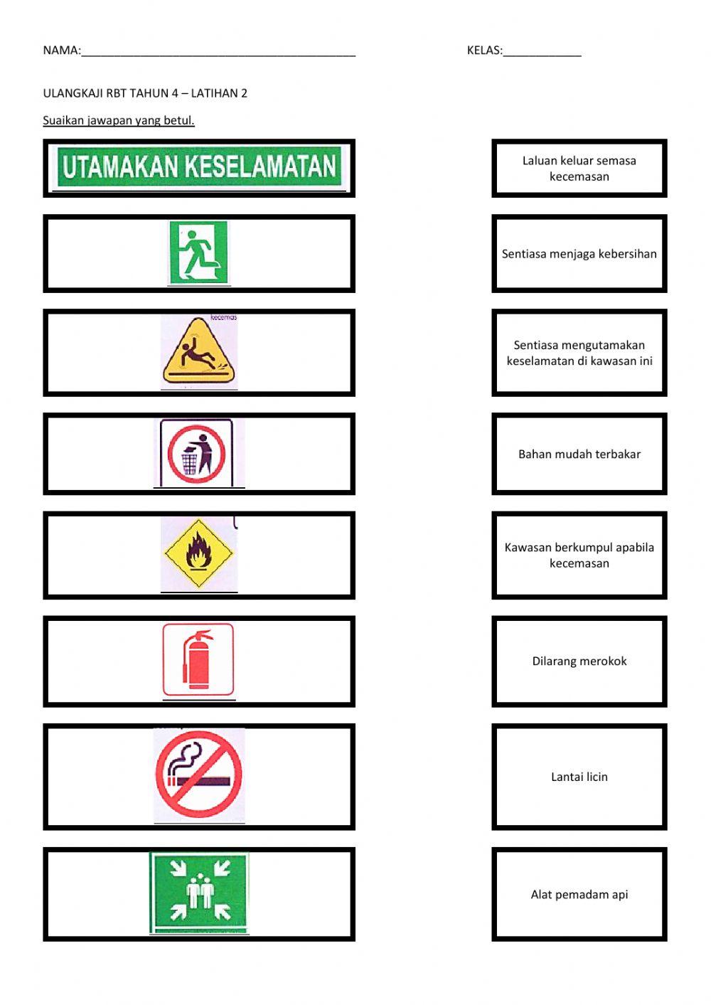 Ulangkaji rbt tahun 4 – latihan 2 worksheet | Live Worksheets