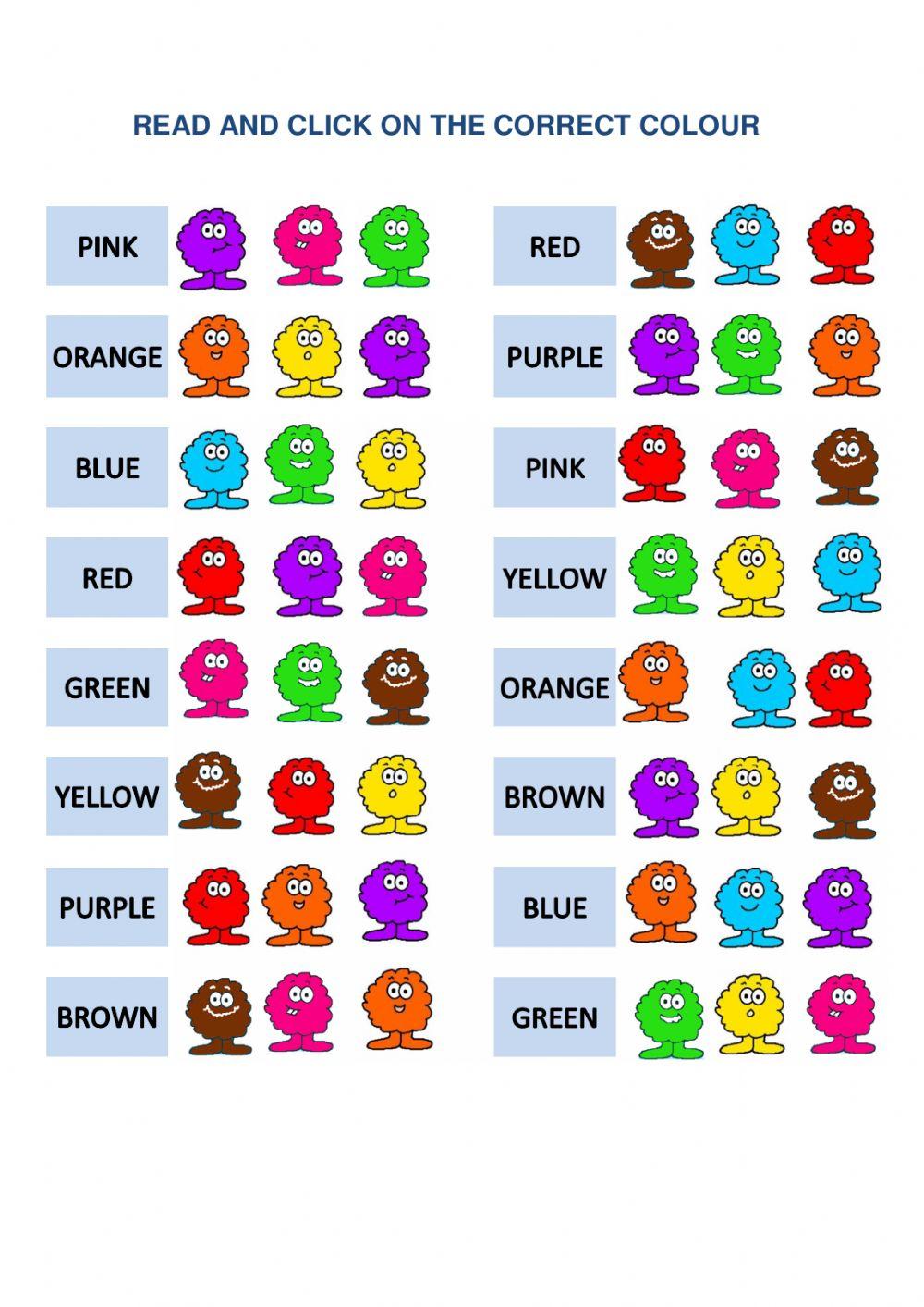 523947 | Colours reading | egomez34 | LiveWorksheets