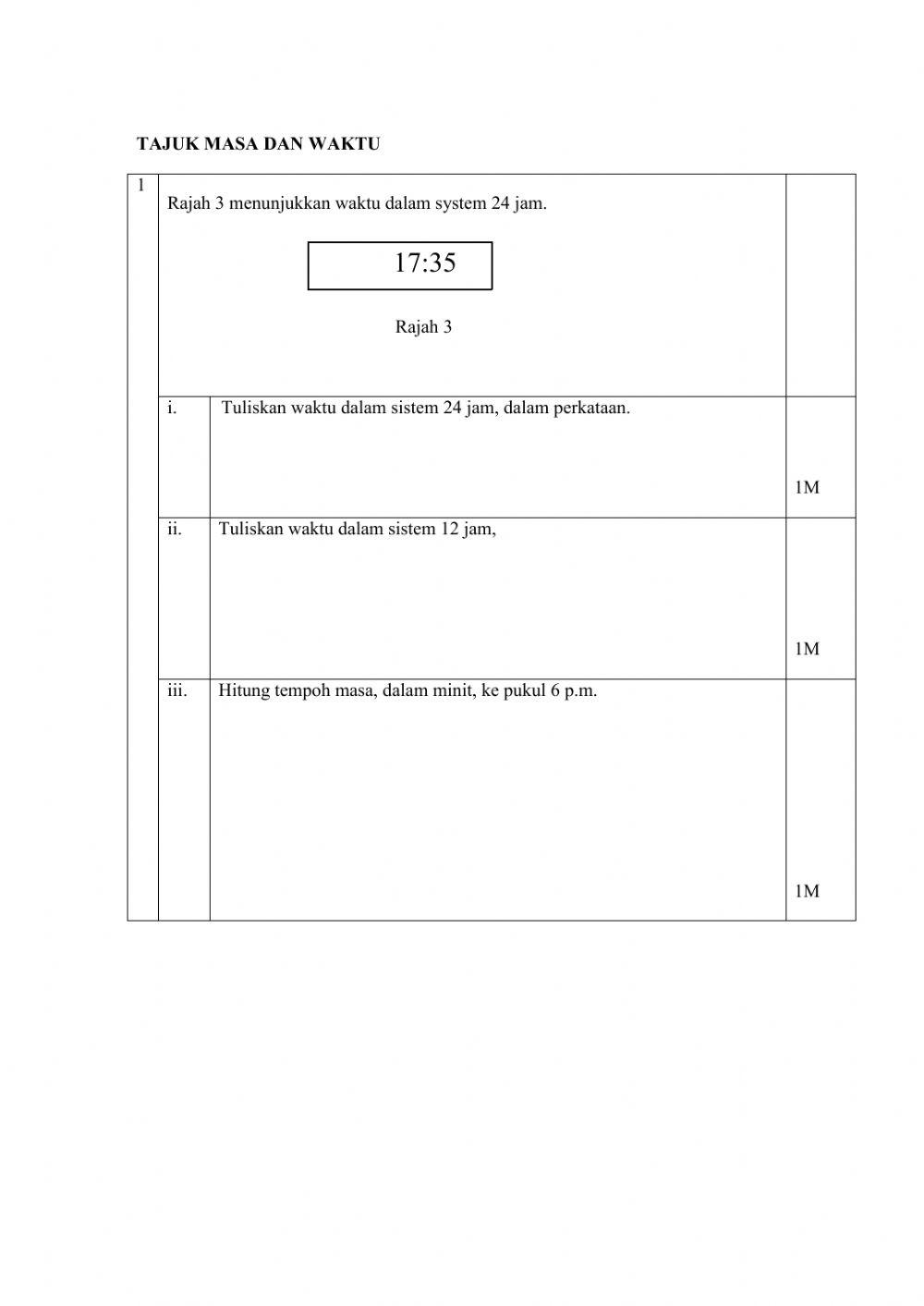 TIE-T6 Komponen 2 set 9 worksheet | Live Worksheets