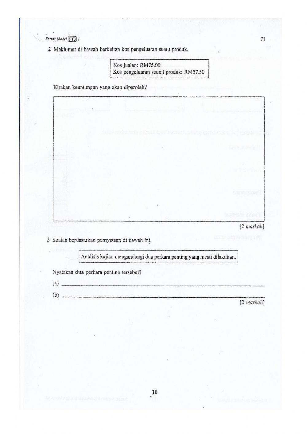 RBT T3 LATIHAN SET 1-1 AKHIR TAHUN PKPB online exercise for | Live ...