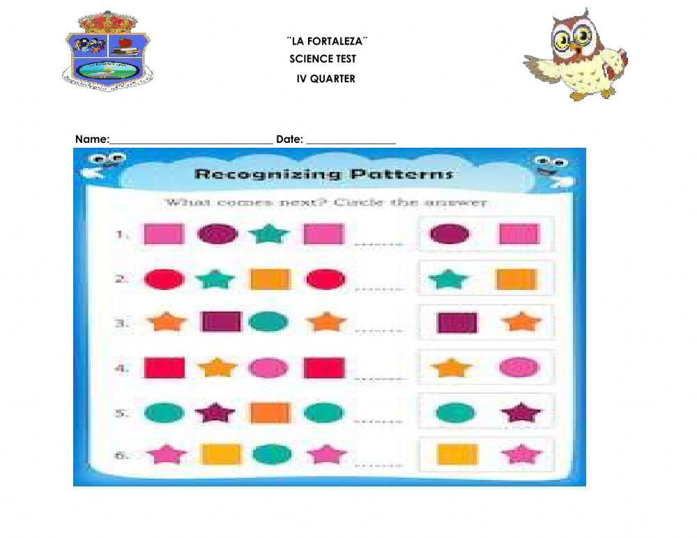 Science online worksheet for Preschool | Live Worksheets