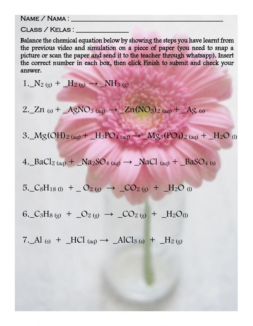 Balancing Chemical Equation Live Worksheets balancing-chemical-equation-live-worksheets