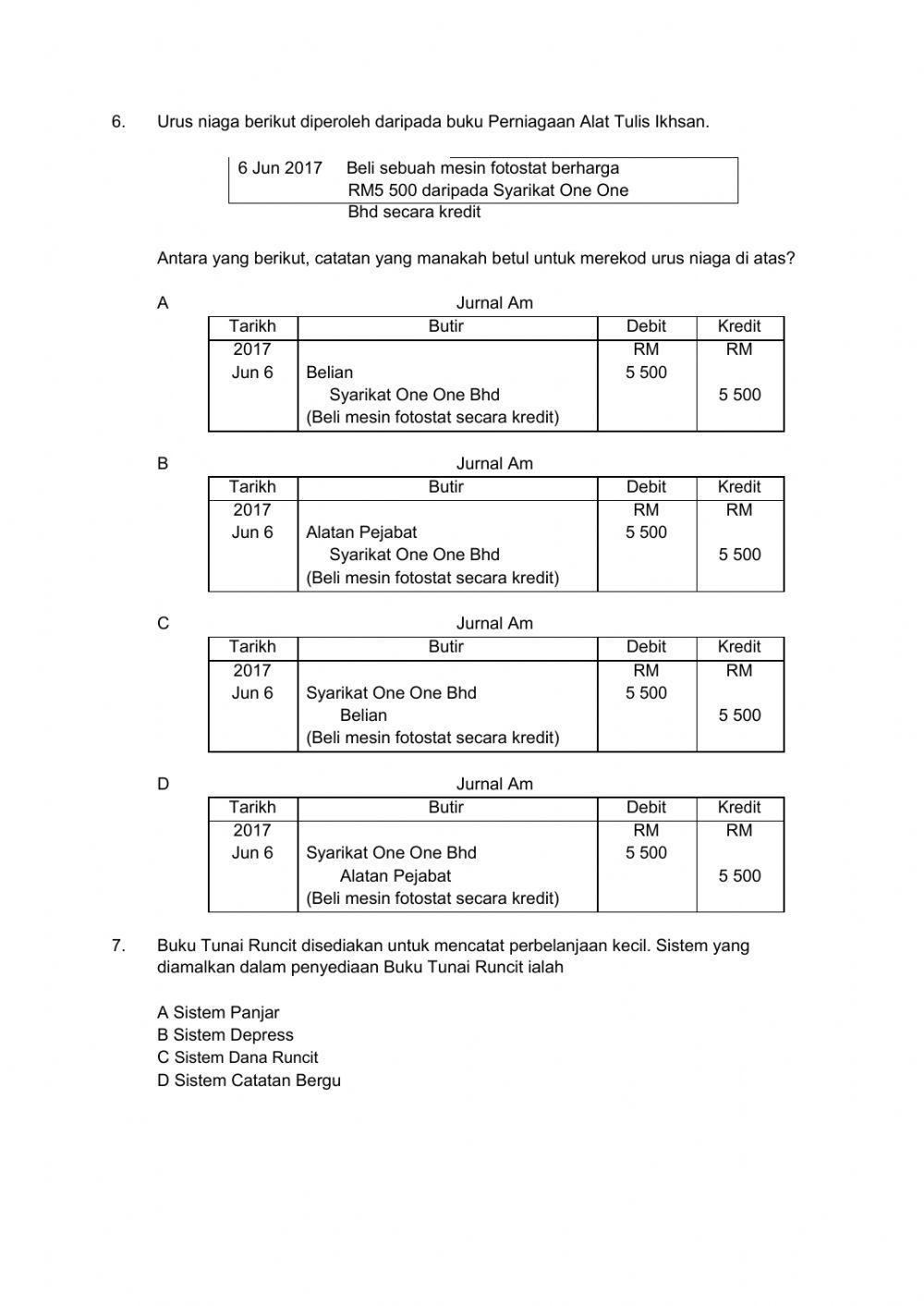 soalan bab 4 ting 4 obj online exercise for | Live Worksheets