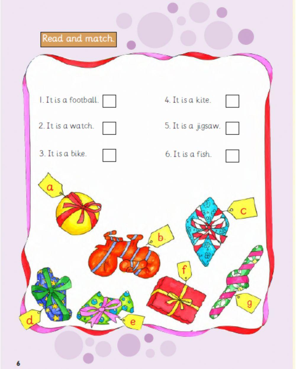Presents online worksheet | Live Worksheets