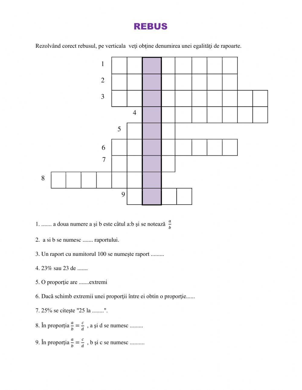 Proportii interactive worksheet | Live Worksheets