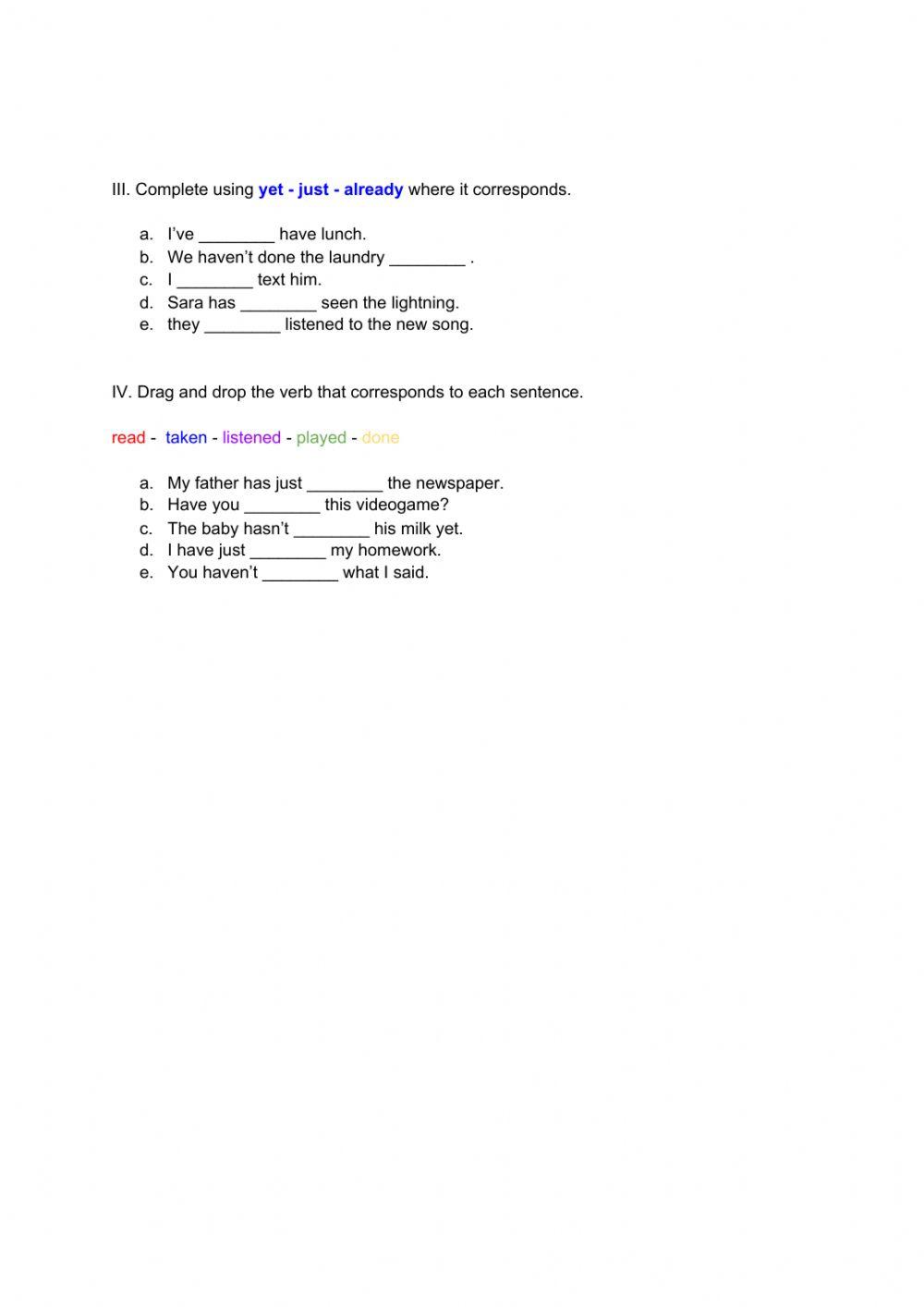 Exercises worksheet 6th grade worksheet | Live Worksheets