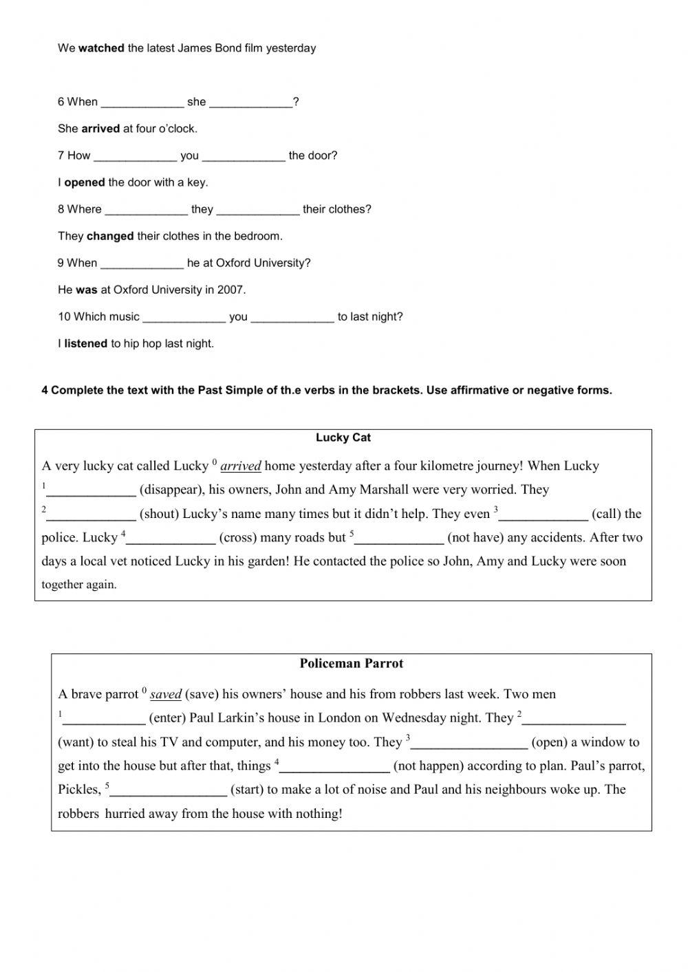 Unit 3 ECA2+ 526184 | annabasznianin | LiveWorksheets