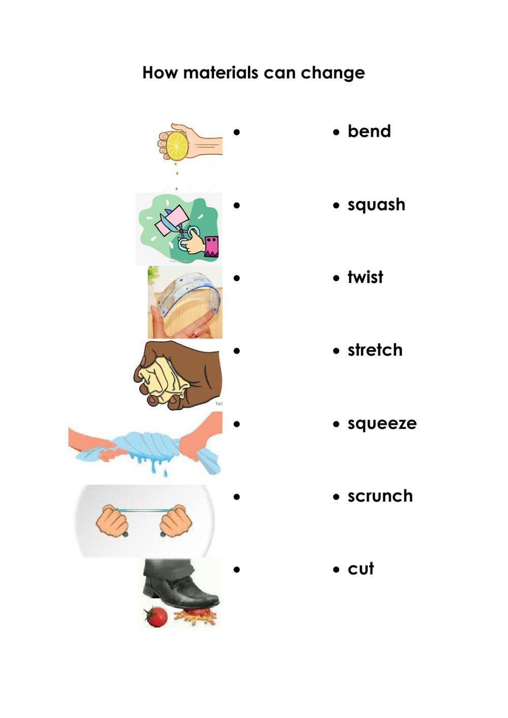 How materials c… | Free Interactive Worksheets | 526265