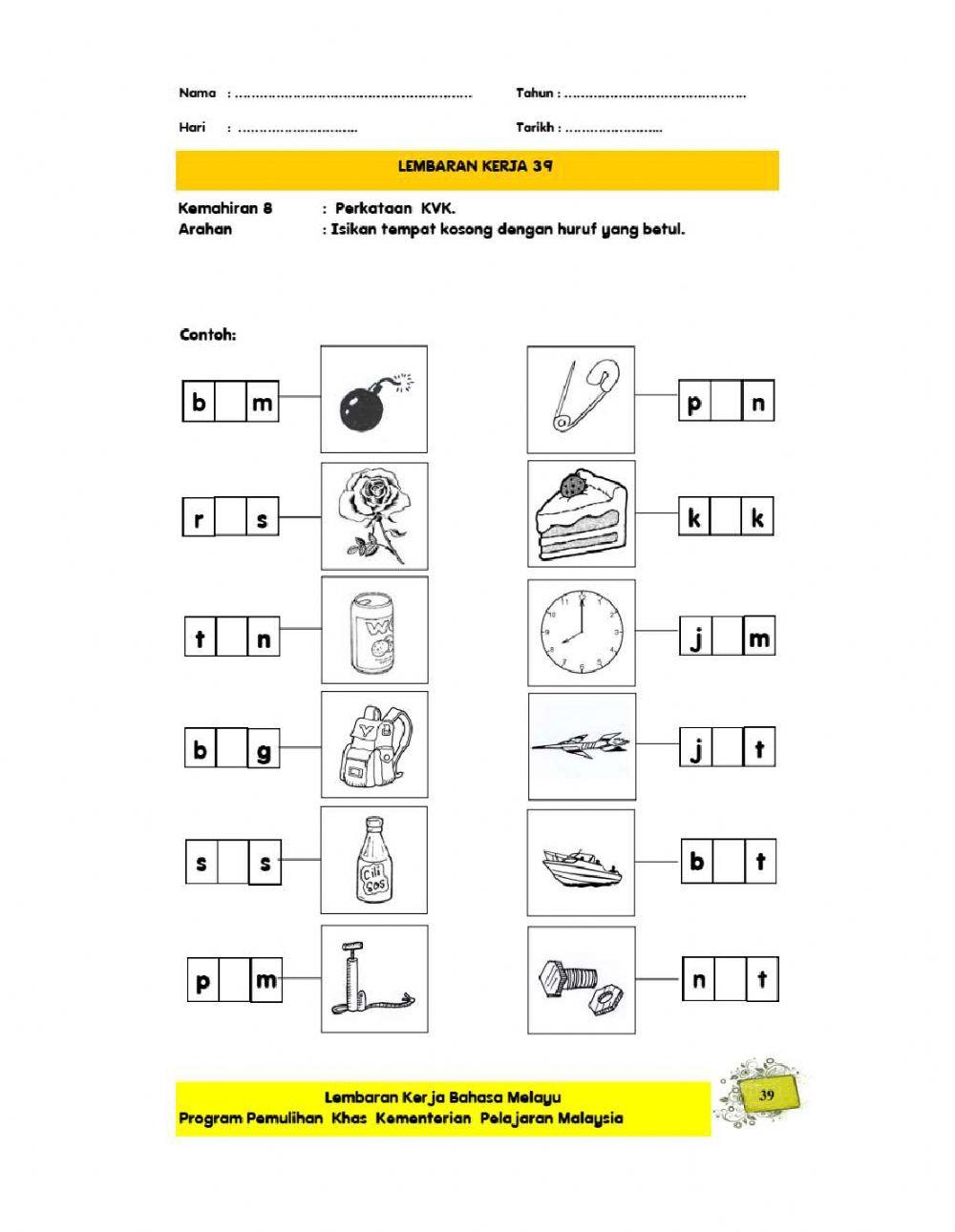 Latihan KVK activity | Live Worksheets