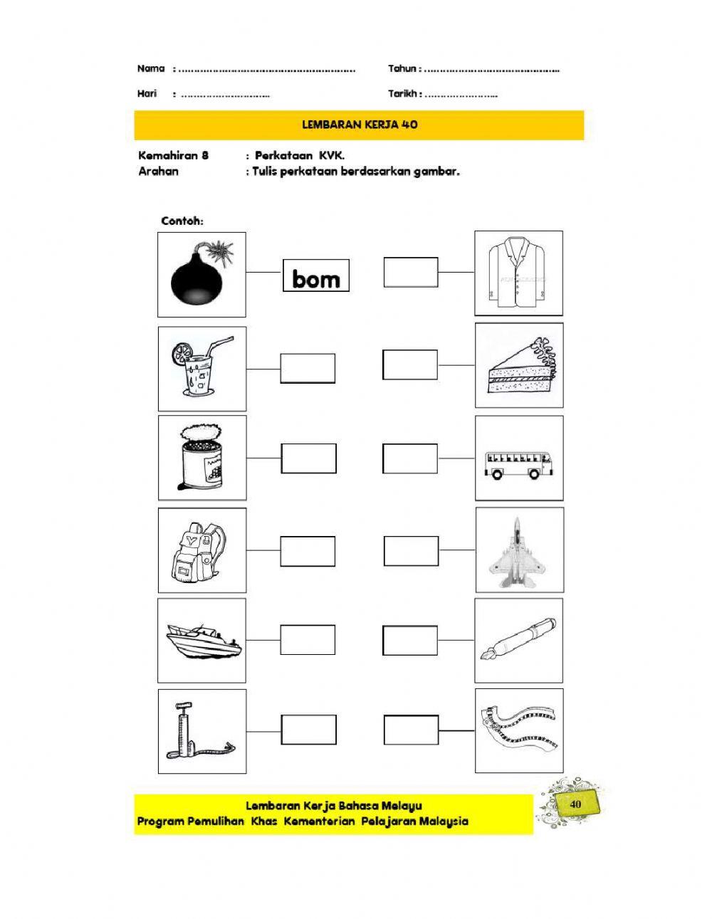 Latihan KVK activity | Live Worksheets