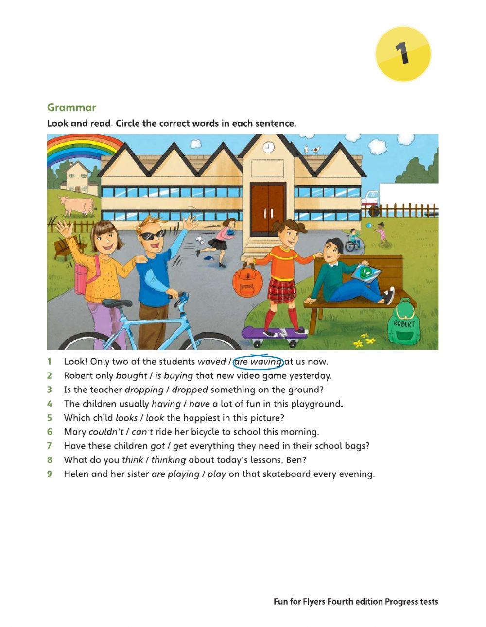 fun-for-flyers-… | Free Interactive Worksheets | 6258859